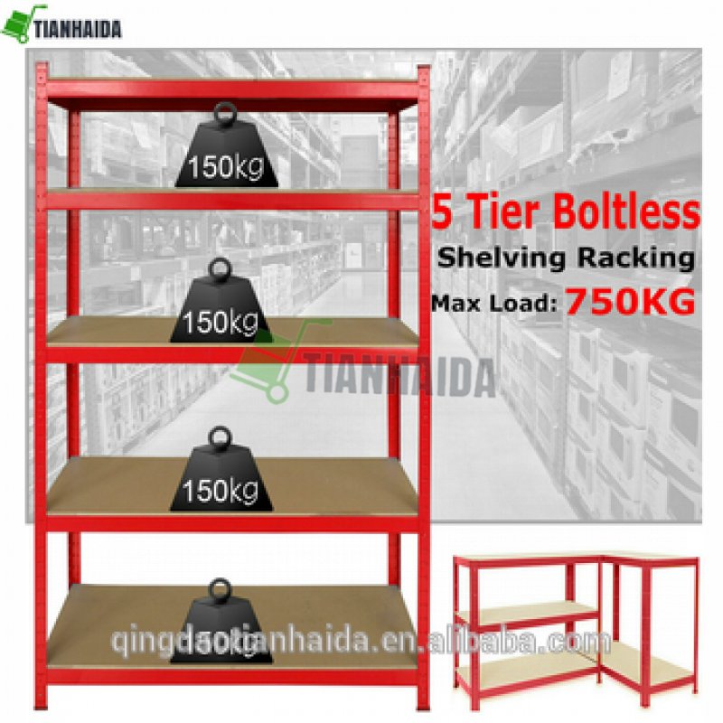 5 Tier Heavy Duty Garage adjustable warehouse storage rack numbering ...